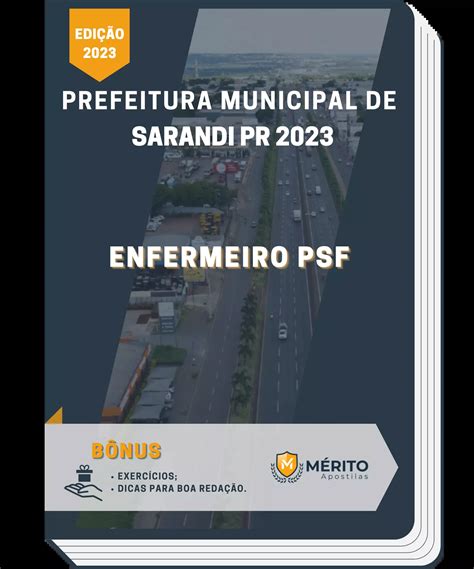 Apostila Enfermeiro Psf Prefeitura De Sarandi Pr 2023