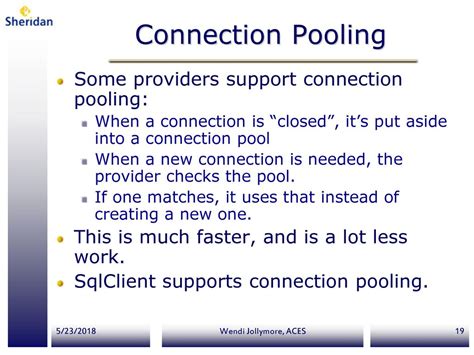 PROG Advanced Web Apps 5 23 2018 Notes On ADO NET 1 Wendi Jollymore