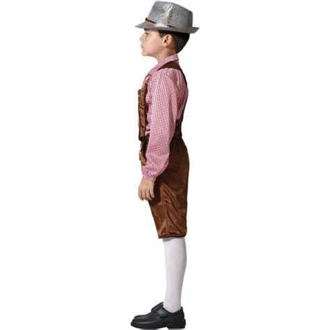 Déguisement Tyrolien Oktoberfest marron pour garçon Achat en ligne