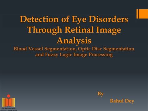Detection Of Eye Disorders Through Retinal Image Analysis
