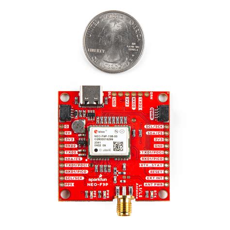 Sparkfun Gnss Rtk L L Breakout Neo F P Qwiic Gps Sparkfun Electronics