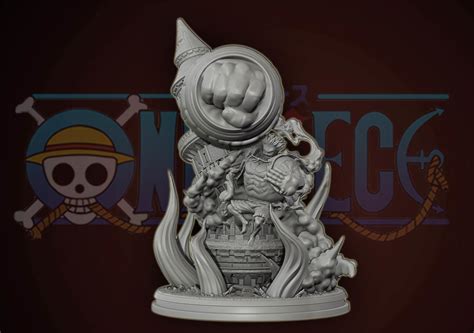 3d File Luffy Gear 4 Ultimate King Kong Gun One Piece 3d Print Statue ⚙️・3d Printer Model To