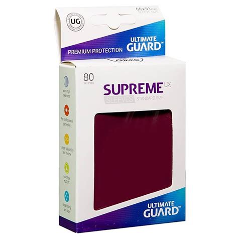 Ultimate Guard Supreme UX Sleeves Standard Size Mind Games Canada