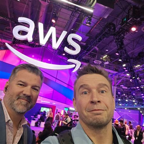 What An Exciting Past Week At The Aws Re Invent My Colleagues Marc Gero And Bob Wilson With