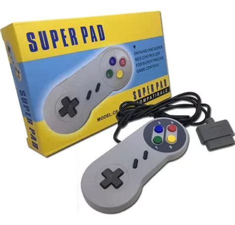 Kit 10 Controle Joystick Com Fio Para Super Nintendo Snes Frete Grátis