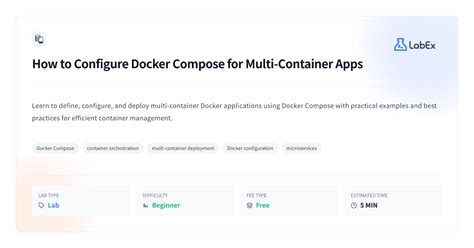 How To Configure Docker Compose For Multi Container Apps Labex