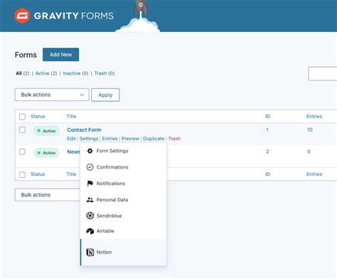 How To Connect Gravity Forms And Notion Gravity Forms