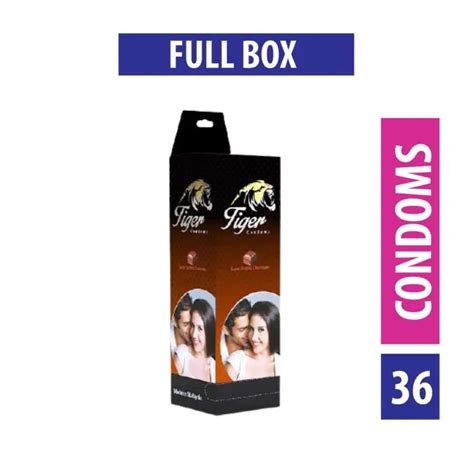 Tiger Chocolate Flavour Dotted Condoms Paikar Bd
