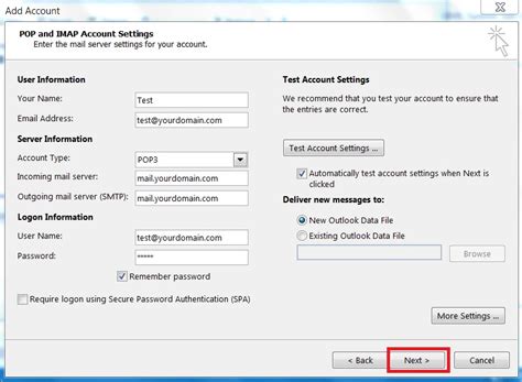 Setting Up Outlook Using POP Powered By Kayako Help Desk Software