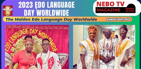 2023 Edo Language Day In Toronto August 12 And 13 Edo Language Day