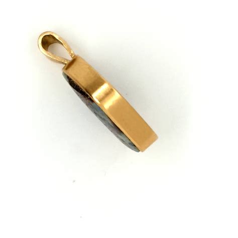 Bespoke Boulder Opal Pendant 18ct Gold Bristol Jewellery Company