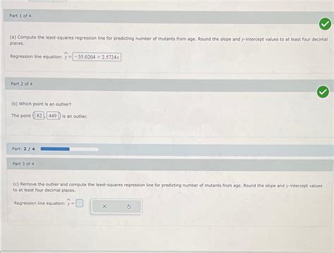 Part 1 ﻿of 4a ﻿compute The Least Squares Regression