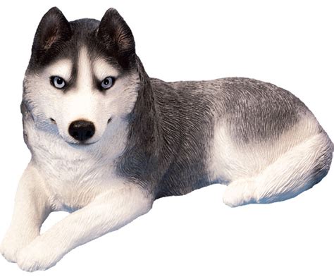 Siberian Husky Figurine Contemporary Decorative Objects And