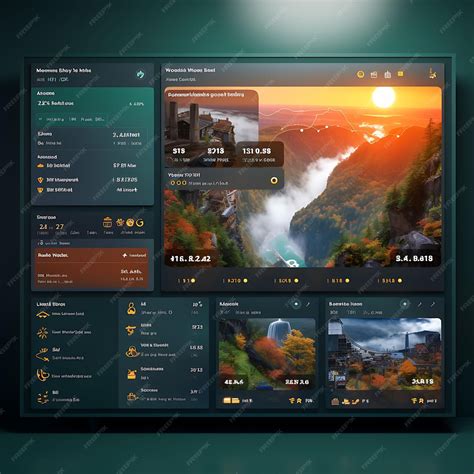 Premium Photo Web Dashboard Social Networking User Activity Dashboard