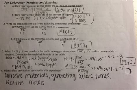 Empirical Formula Lab Rileigh Robertson