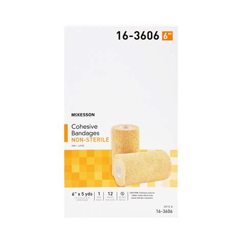 Mckesson Elastic Cohesive Sterile Compression Bandage 6 X 5 Yards