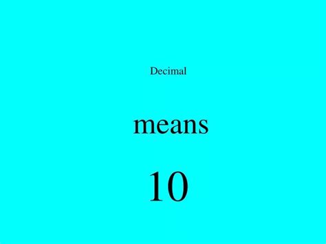 Ppt Decimal Powerpoint Presentation Free Download Id 6543997