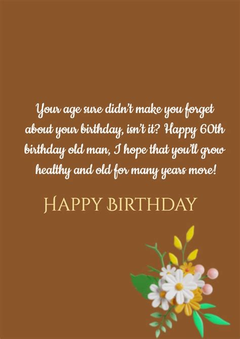 50 Happy Birthday Old Man Wishes And Greetings Dailyfunnyquote
