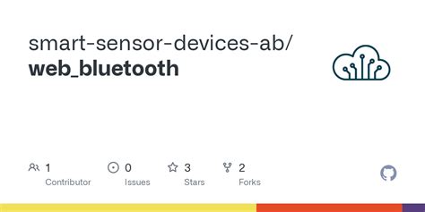 Github Smart Sensor Devices Abwebbluetooth