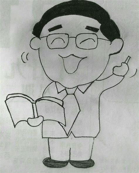 想念老师和同学的简笔画 简笔画图片大全 普车都