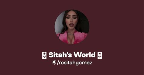 Sitahs World Instagram TikTok Linktree