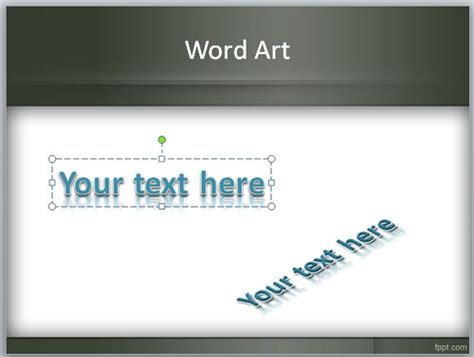 How To Add Word Art In Ppt Forestoke