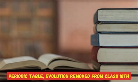Periodic Table Evolution Removed From Class 10th
