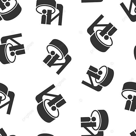 Flat Radiology Icon With Tomography And Mri Patterns Vector Dxa