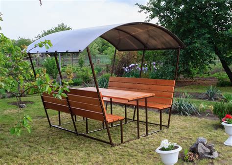 Беседка Садовая Уют Nk Plast (275х212х200 см) Сотовый Поликарбонат ...