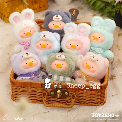 『現貨』羊蛋蛋 盒玩 正版 Toyzeroplus Lulu豬 罐頭豬 美好時光 搪膠臉 搪膠 絨毛 泰迪系列 盲盒 蝦皮購物