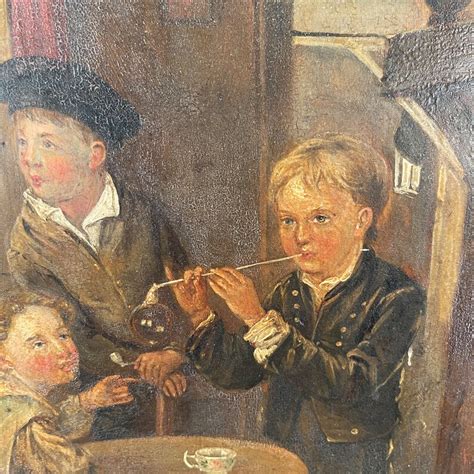 Antique Georgian Early Victorian Oil Painting Portrait Study Etsy