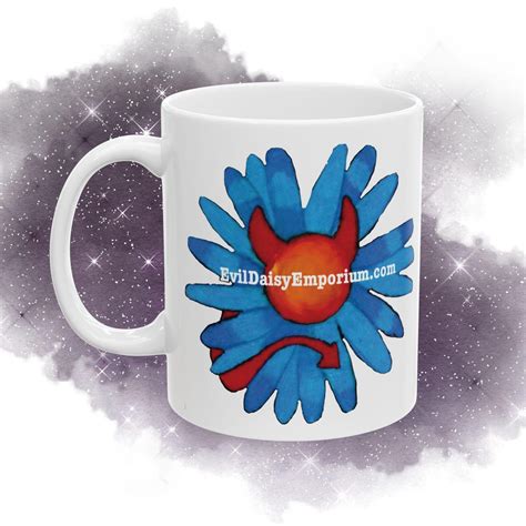 Evil Daisy Emporium Coffee Mug Dark Heart Graphic 11oz15oz Etsy