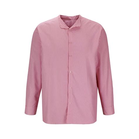 Dagugfen Mens Work Shirts Button Down Long Sleeve Striped Loose Lightweight Casual Office Tops