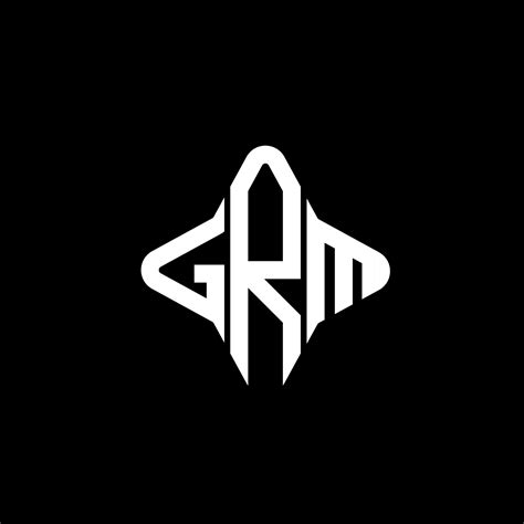 Grm Letter Logo Creative Design With Vector Graphic 7927809 Vector Art