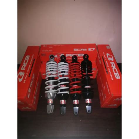 RCB A2 SERIES REAR SHOCK 295mm WHITE RED BLACK WHITE Lazada PH