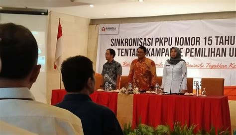 Gelar Sinkronisasi PKPU Tentang Kampanye Pemilu 2024 Bawaslu Kota