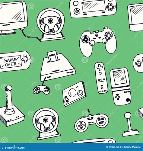 Old Games Seamless Pattern Retro Gaming Pixels Video Game And Pixel Art Arcade Vector