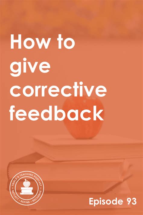 How To Give Corrective Feedback The Measured Mom