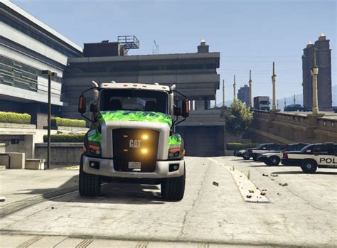 2016 Cat Ct660 Tow Truck Texture Gta5