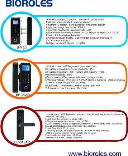 Mortise Biometric Fingerprint Door Lock Chrome At In New Delhi
