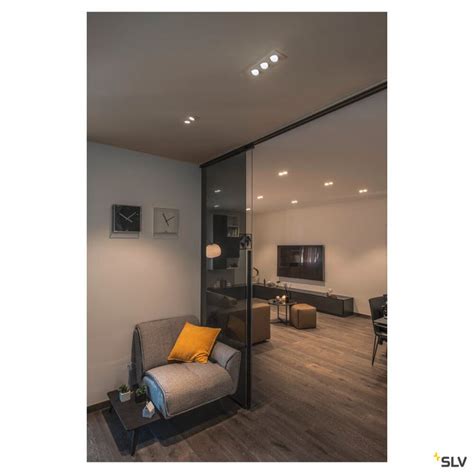 New Tria 2 Set Recessed Fitting Double Headed Led 2700k Rectangular