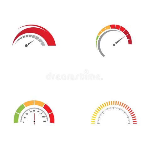 Speedometer Vector Illustration Stock Vector Illustration Of Load Tachometer
