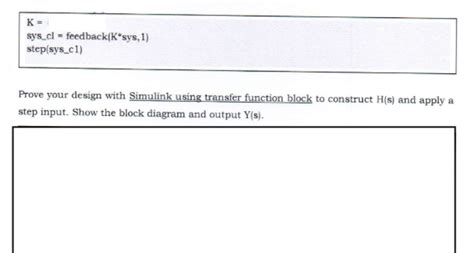 Solved Figure Shows The Transient Response Characteristic Of