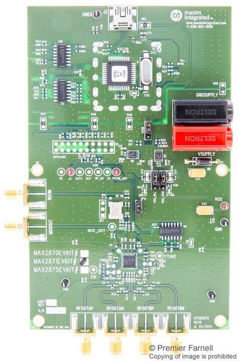 Max2871evkit Analog Devices Evaluation Board Max2870 And Max2871 Ultra