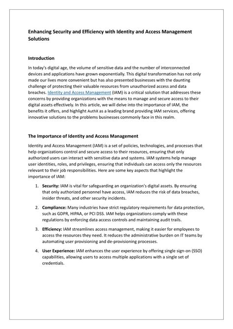 Ppt Authx Identity And Access Management Solutions Powerpoint
