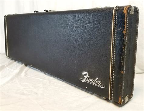 Fender Vintage Strattele Hardshell Case Orange Plush Reverb