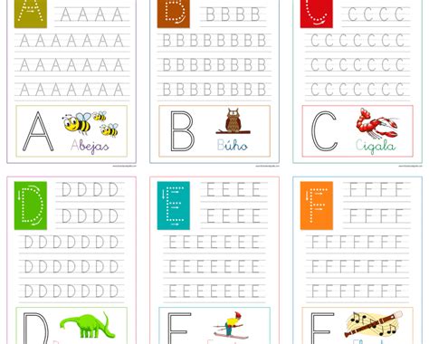 Aprender A Escribir Las Letras Del Abecedario