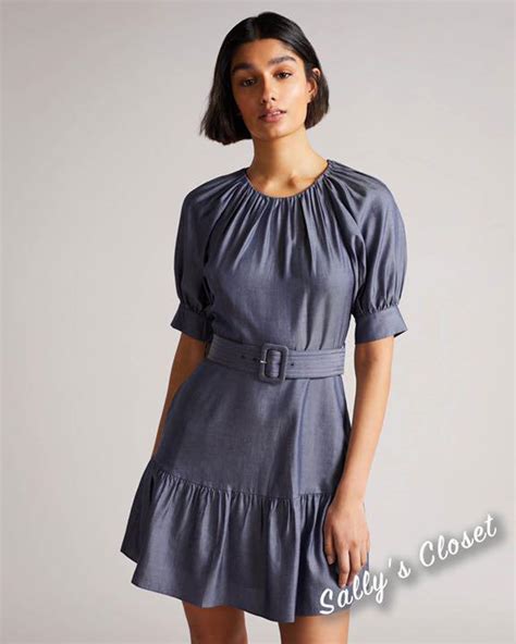 48％割引free Size最大80％オフ！ ☘️22新作 ♡ Ted Baker グレーひざ丈ワンピース 新品♡ 285 ひざ丈ワンピース
