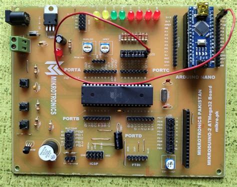 MikroDuino II AVR ATMega32 Arduino Compatible Board Mikrotronics
