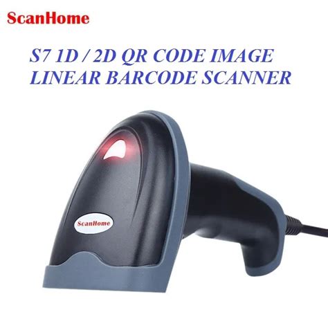 S7 Wired 1d 2d Qr Code Barcode Bar Code Scanner Come With Stand Pos